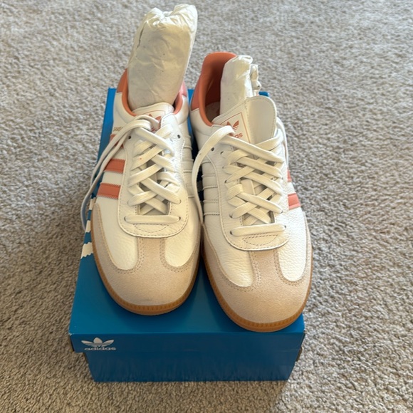 adidas | Shoes | Nwt Tissue And Box Pink Adidas Sambas | Poshmark